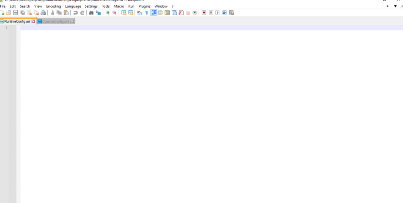 Unable To Find Data In Runtime Configuration File From App Data Support Center